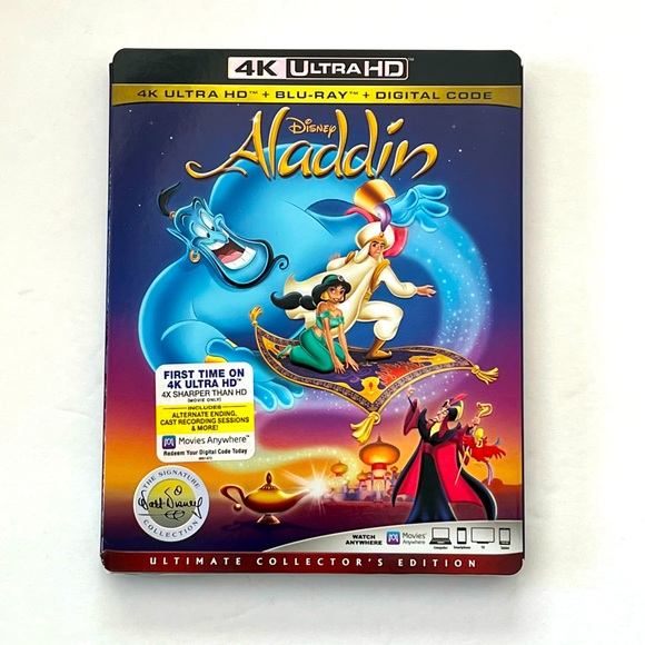 Disney | Media | Disney Aladdin In 4k Ultra Hd Bluray Digital Code ...